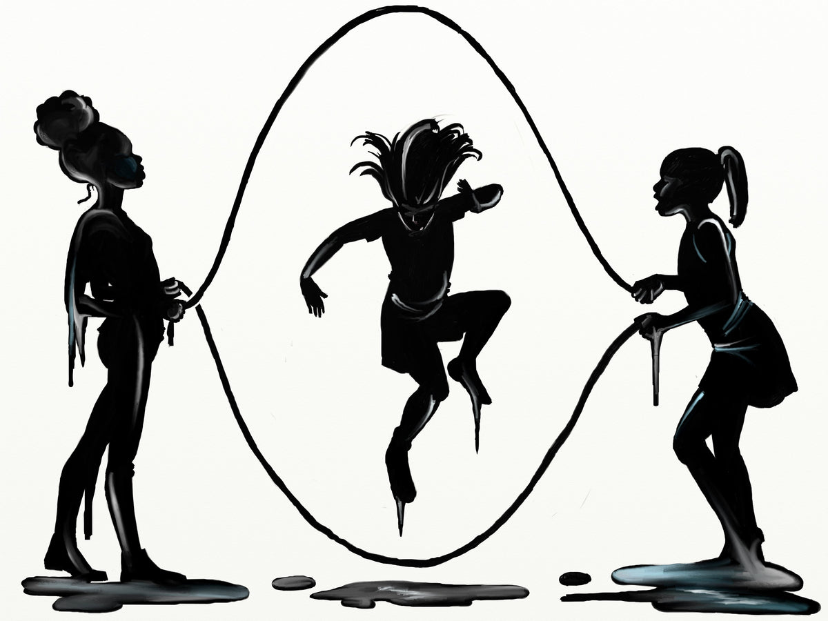 Double Dutch - Size 18x24 gallery wrapped canvas print from ...